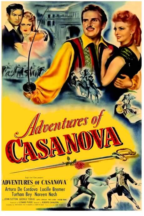 Adventures of Casanova (1948) Characters, Themes & Settings